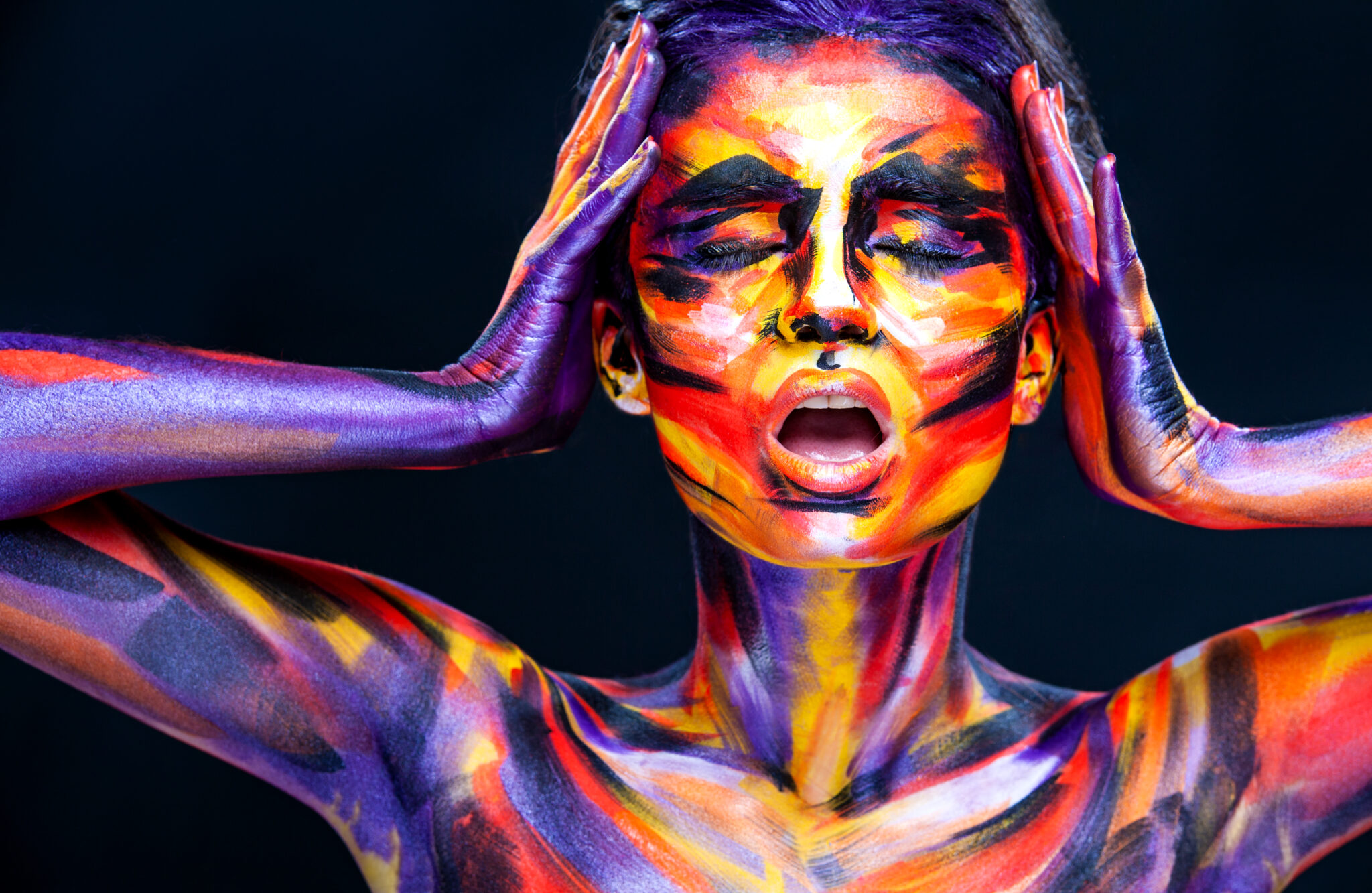 Bodypainting - Kuglarstwo